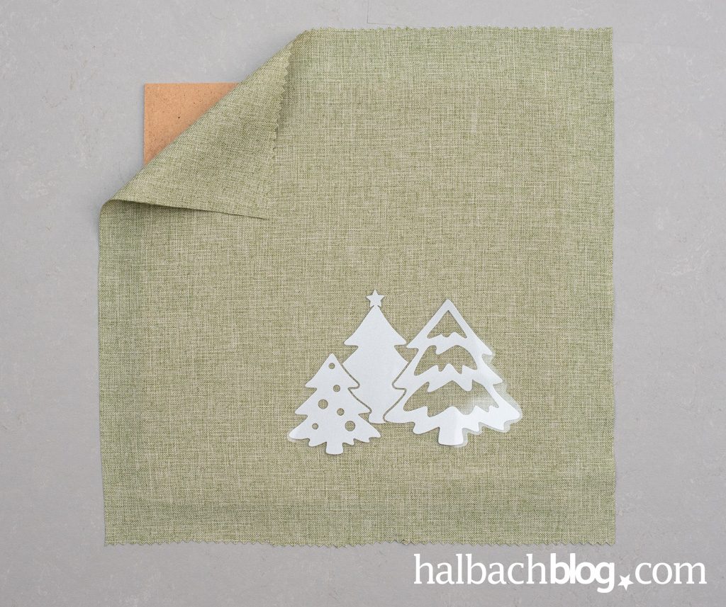 Wie im Winterwald: DIY-Plotter-Stoff-Bilder · Halbachblog